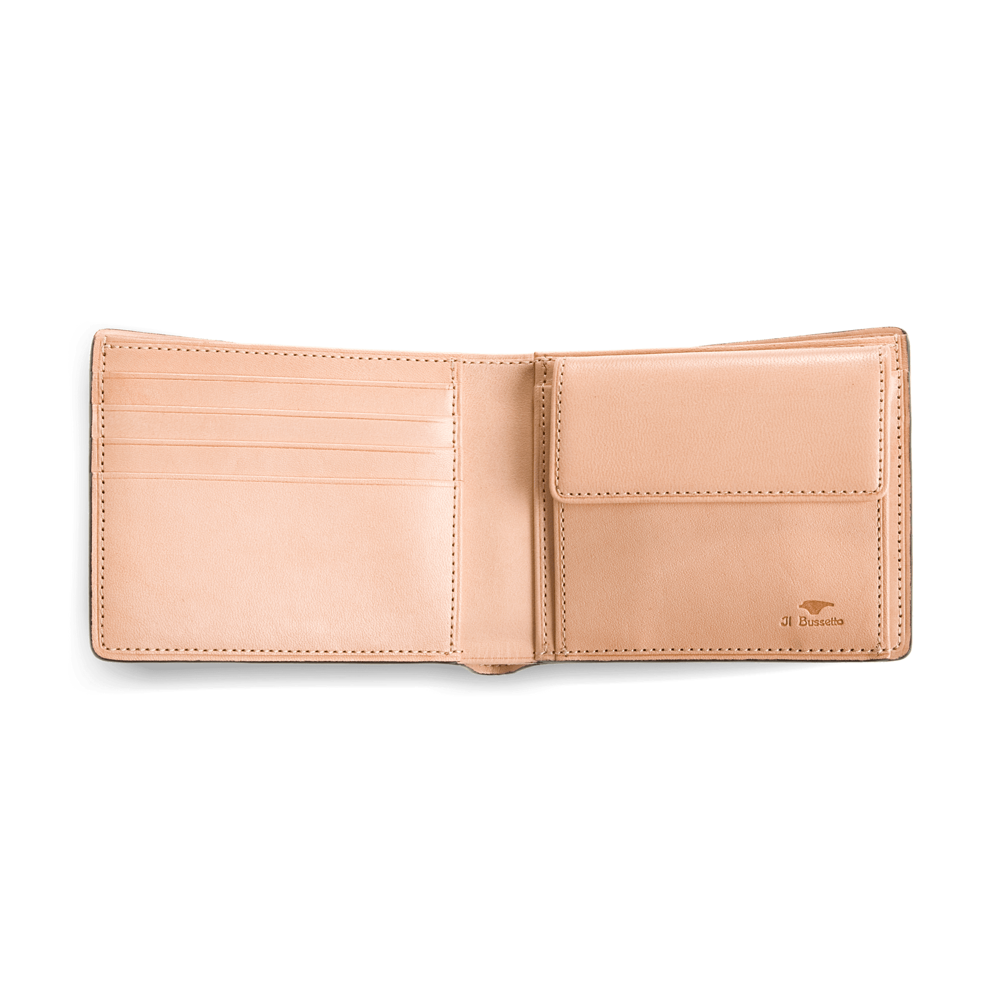Bifold Wallet with Coin Pouch by Il Bussetto