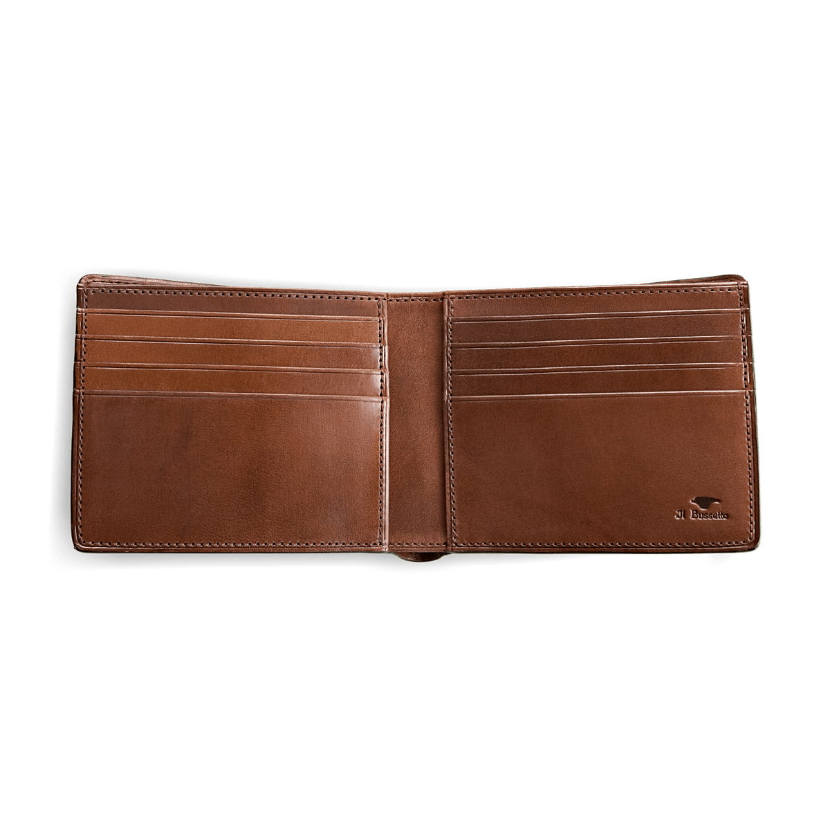 Bifold Wallet in Coloured Leather by Il Bussetto