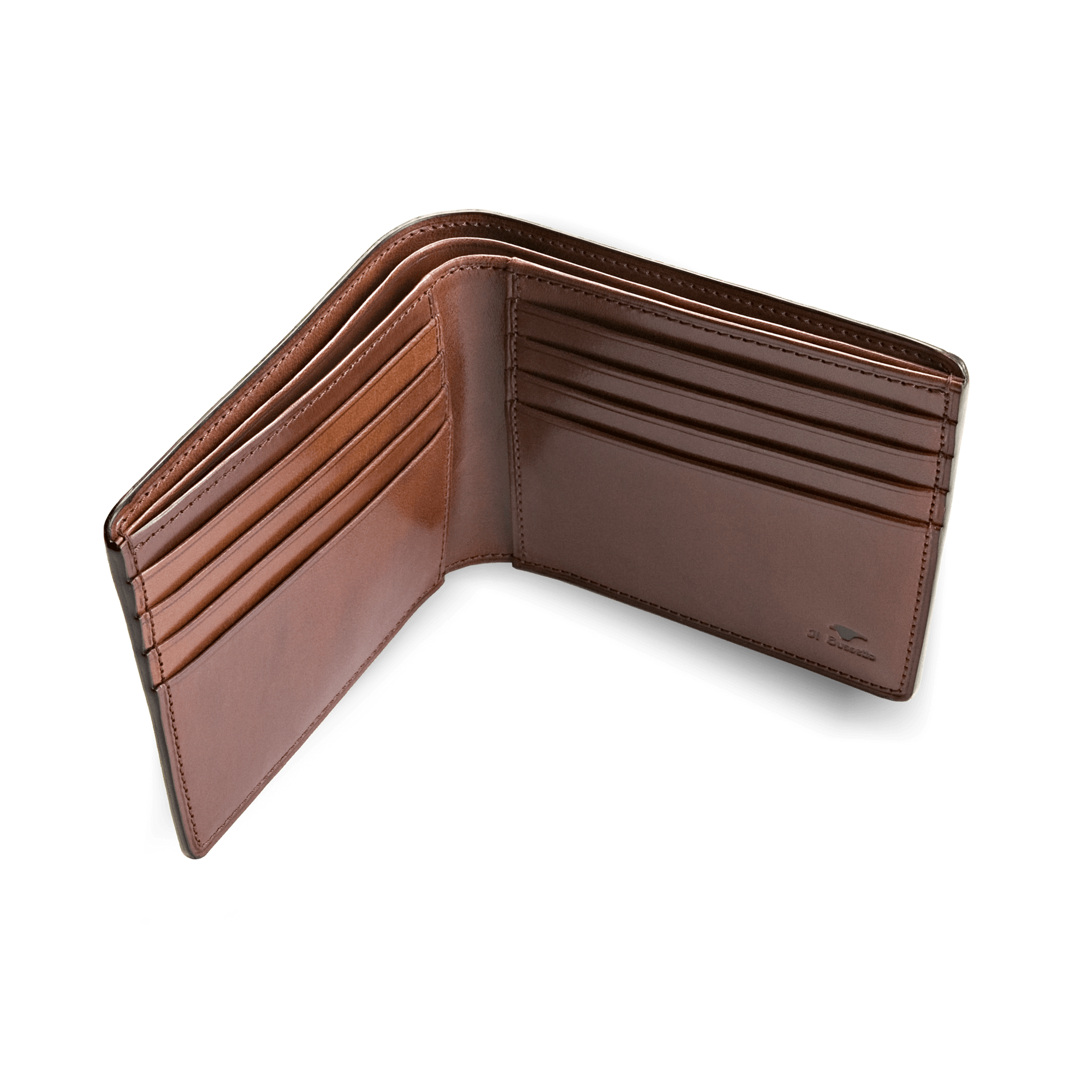 Bifold Wallet in Coloured Leather by Il Bussetto