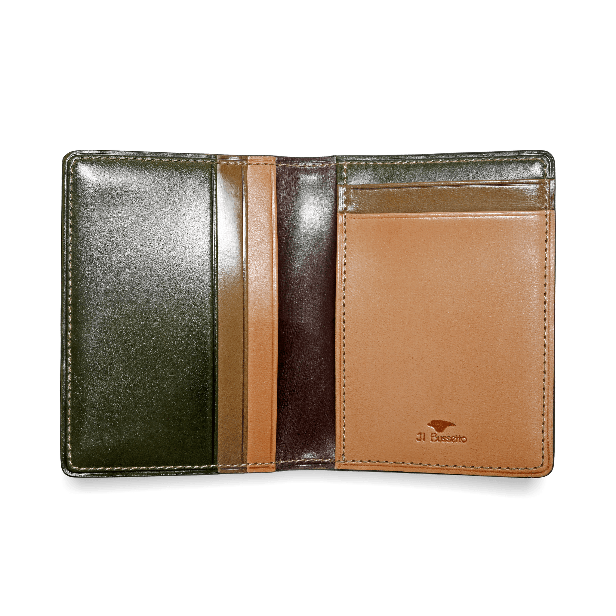 Multicolor Bi-fold Card Holder by Il Bussetto